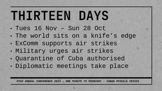 HTAV 2022 Cuban Missile Crisis.pptx