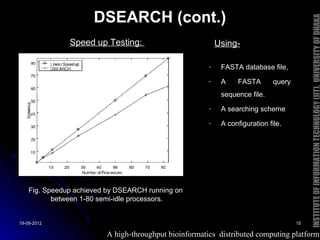 A High Throughput Bioinformatics Distributed Computing Platform | PPT