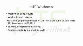 A Business Presentation On HTC | PPTX