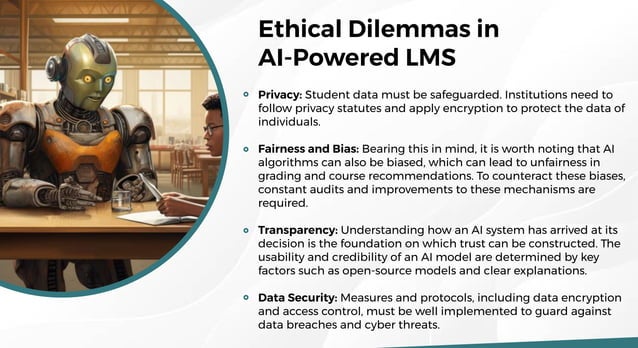 LMS and Artificial Intelligence Ethics: Navigating Ethical AI | PPT