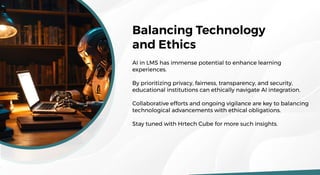 LMS and Artificial Intelligence Ethics: Navigating Ethical AI | PDF