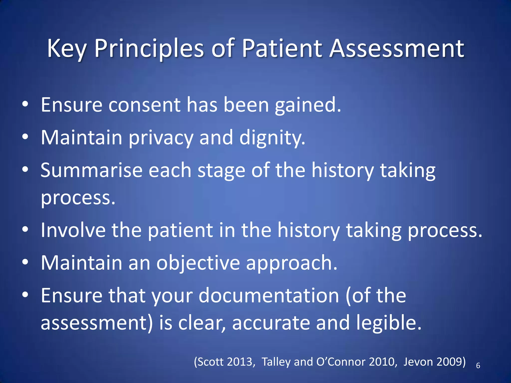 Clinical History Taking | PPTX