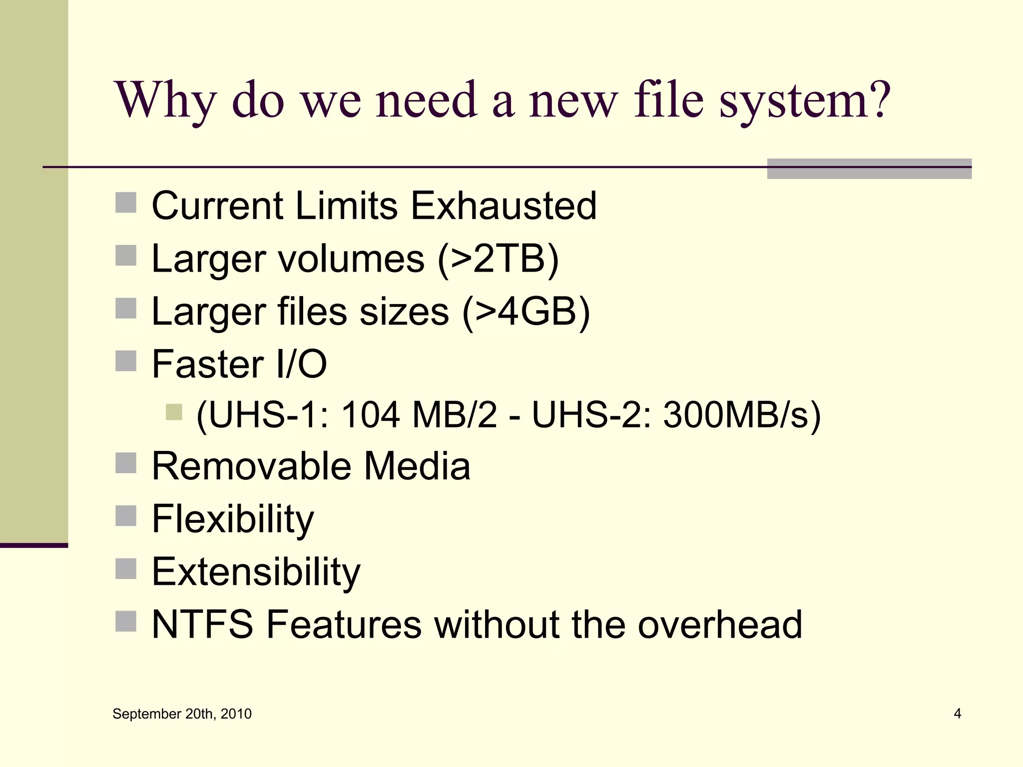 Demystifying the Microsoft Extended FAT File System (exFAT) | PPT ...