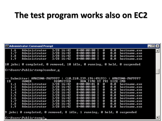 HTCondor flocking between two clouds | PPTX