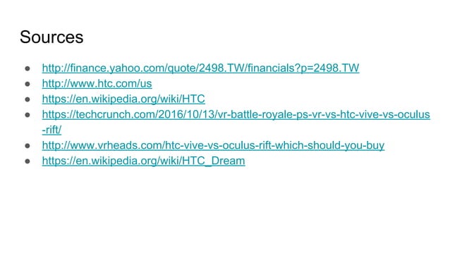 HTC company presentation | PPT