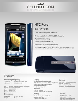 HTC Pure Smartphone | PDF