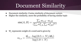 Hierarchical Topic Detection and Representation | PDF