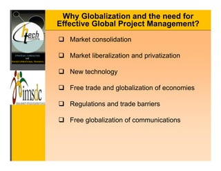 Managing Successful Global Projects | PDF