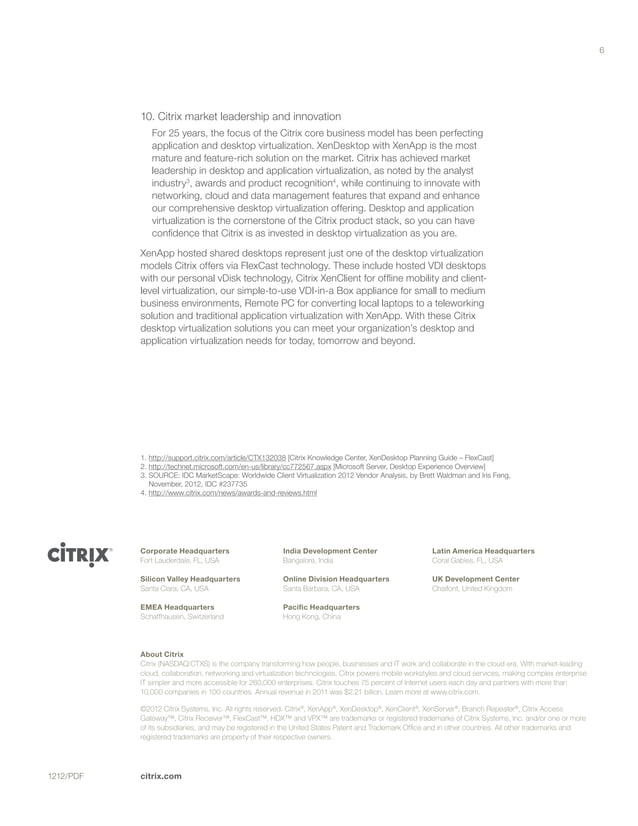 Htg and citrix solutions | PDF