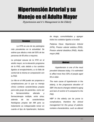 HTA EN GERIATRÍA | PDF