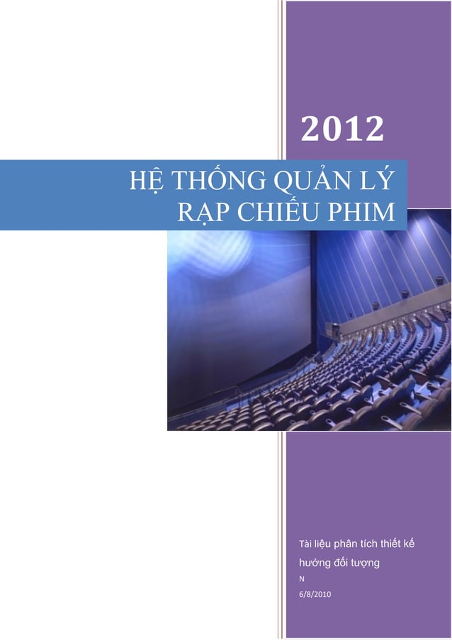 Hệ thống quản lý rạp chiếu phim | DOC