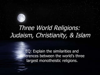 Three World Religions | PPT