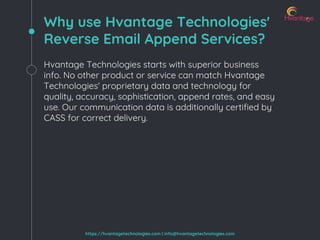 HTI Email Append | PDF