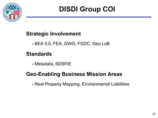 Geo-Enabling DoD Business Transformation: The Defense Installation ...
