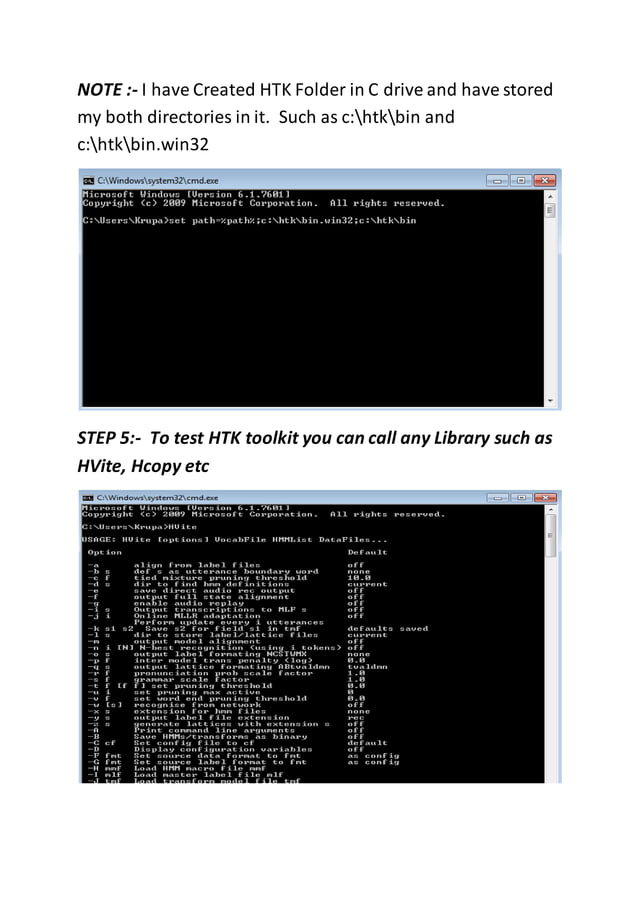 Hidden Markov Model Toolkit (HTK) www.redicals.com