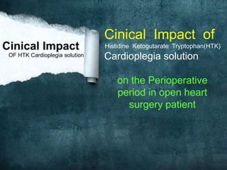 Htk costodial clinical effect edited nice | PPT