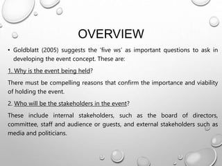 HTM 412 -LECTURE 3A THE EVENT CONCEPT.ppt