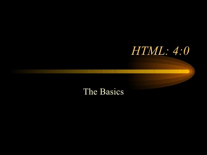 Html