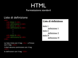 Introduzione all'Html | PPT
