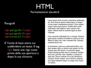 Introduzione all'Html | PPT