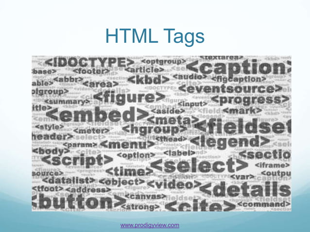 Html Tags Tutorial | PPTX | Web Development | Internet