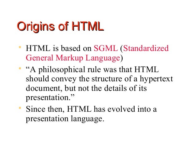 Html
