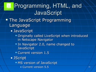 Introduction To Javascript_ Vibrant Technologies & Computers | PPT