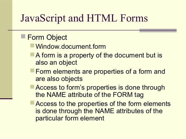 Html JavaScript and CSS