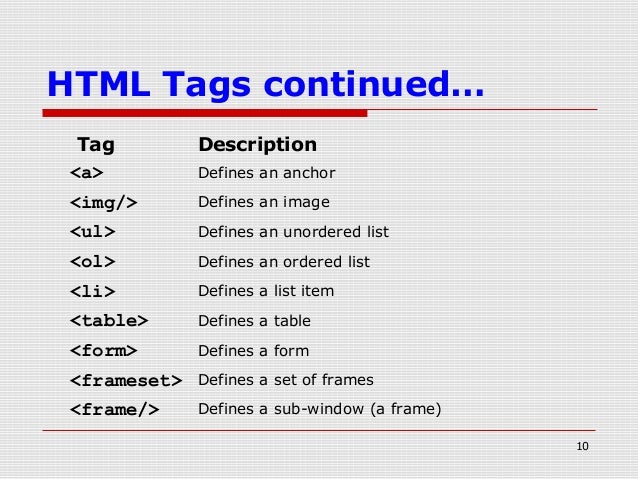 Html Html