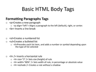 Learning HTML - ILEAD USA | PPT