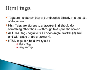 Html | PPT | Free download