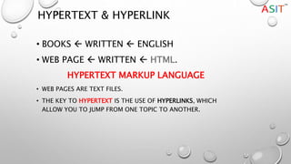 Learn HTML at ASIT | PPTX
