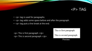 Introduction to HTML | PPTX