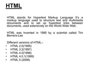 HTML | PPT