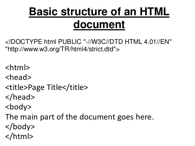 Html