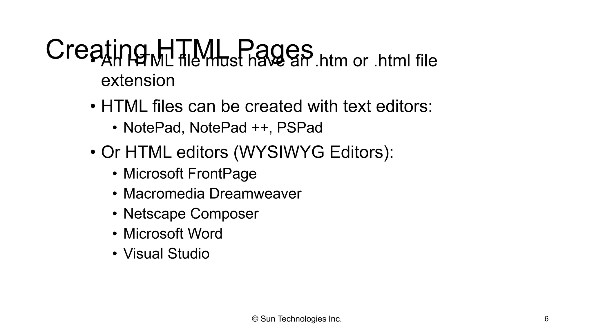 Hypertext Markup Language Html Ppt 