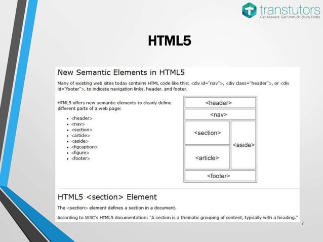 HTML | Computer Science | PPT