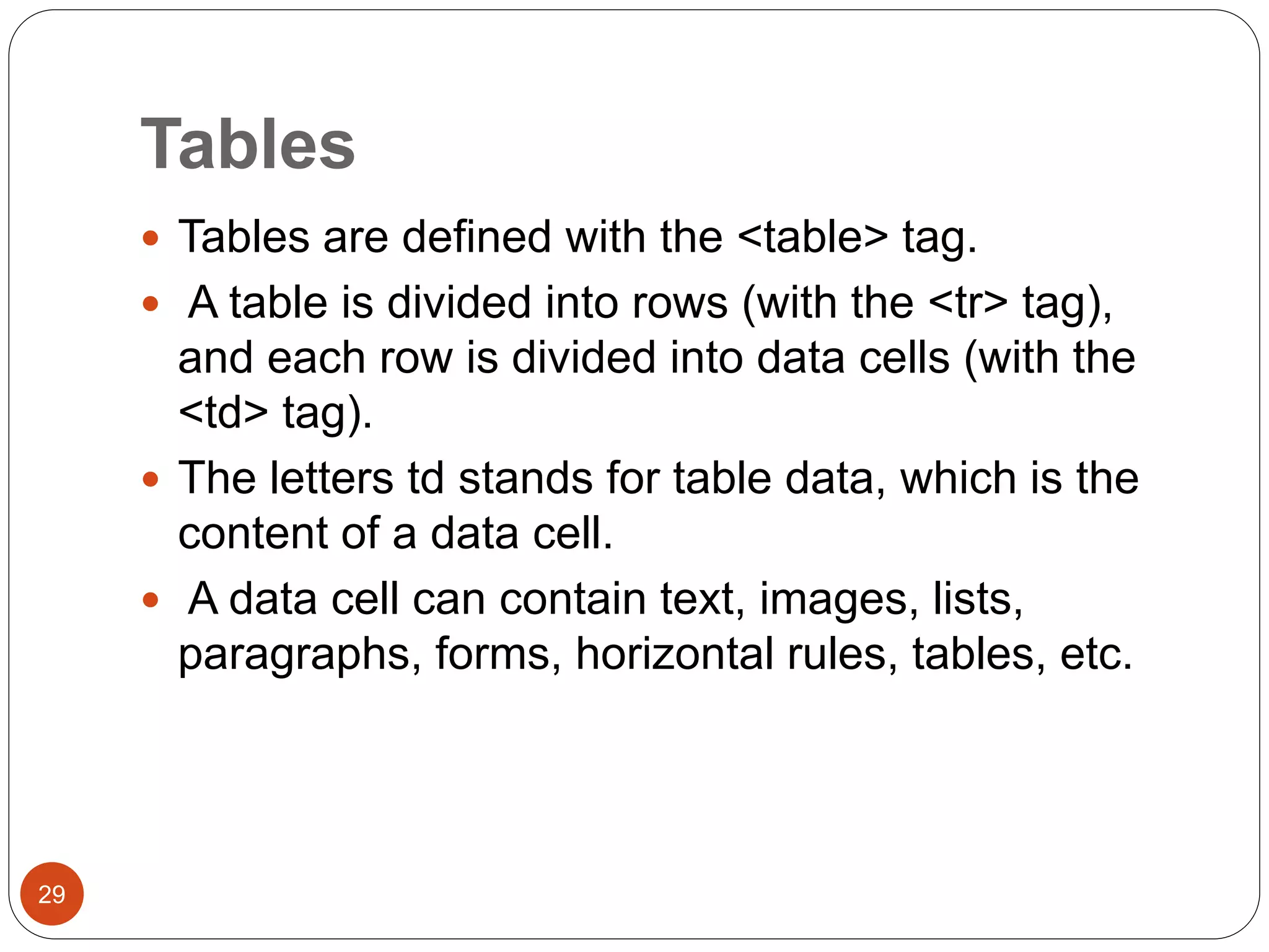 HTML and DHTML | PPTX