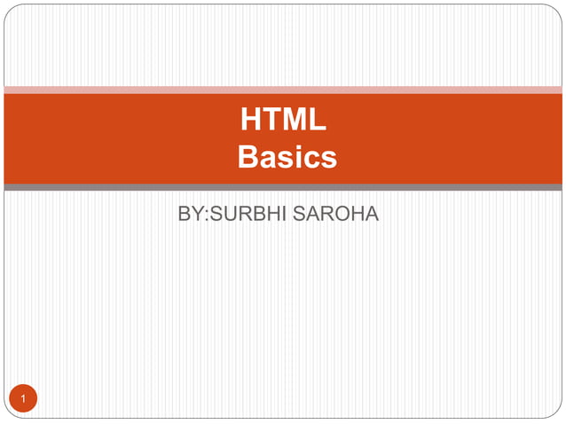 HTML and DHTML | PPTX
