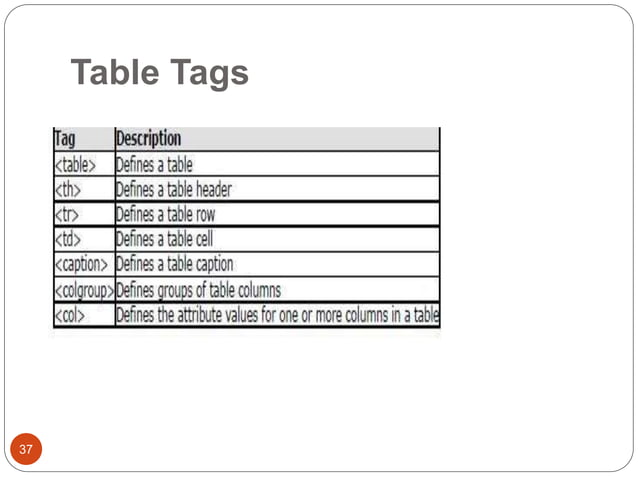 HTML and DHTML | PPTX