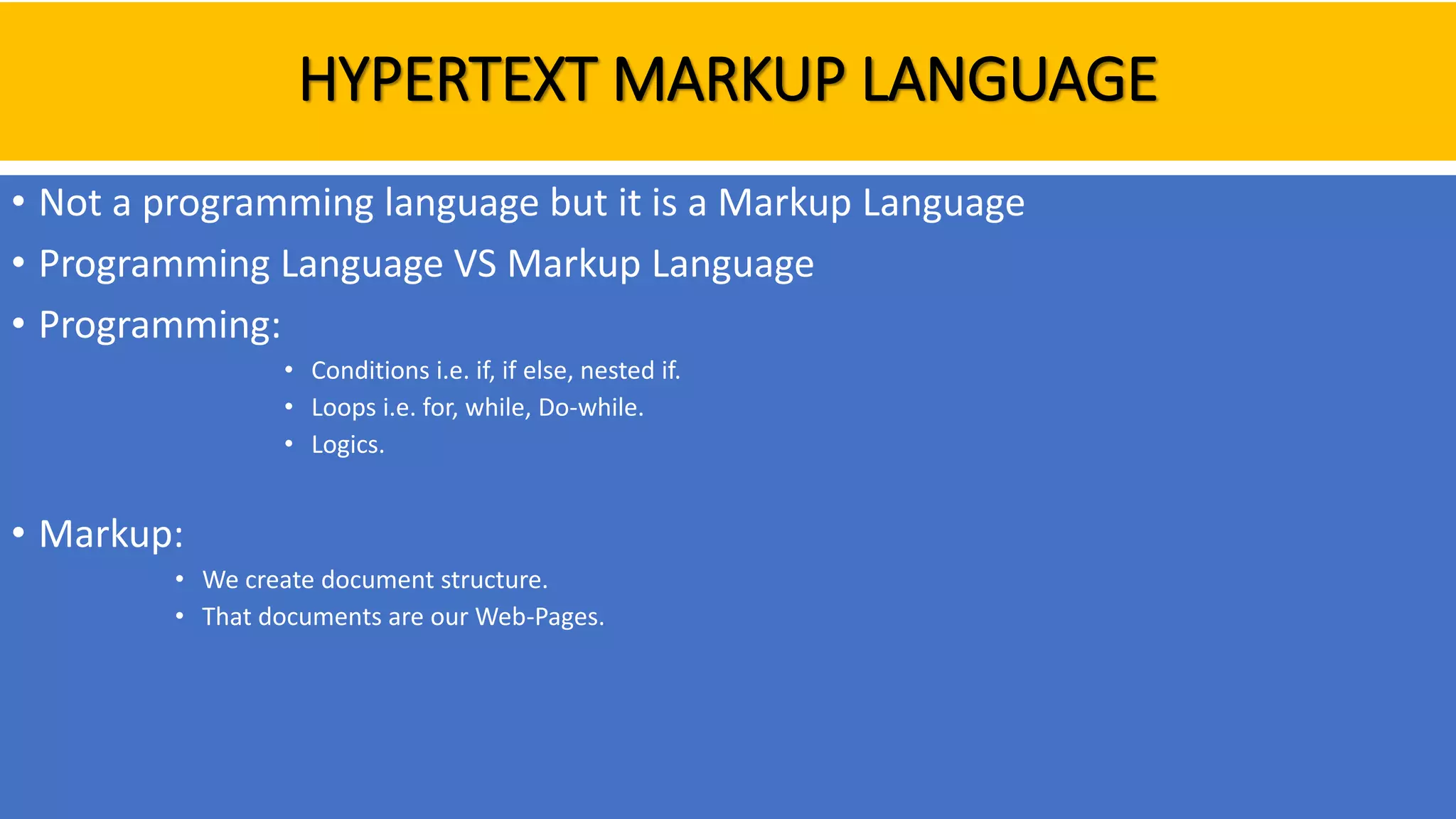 Html Notes With Examples Ppt