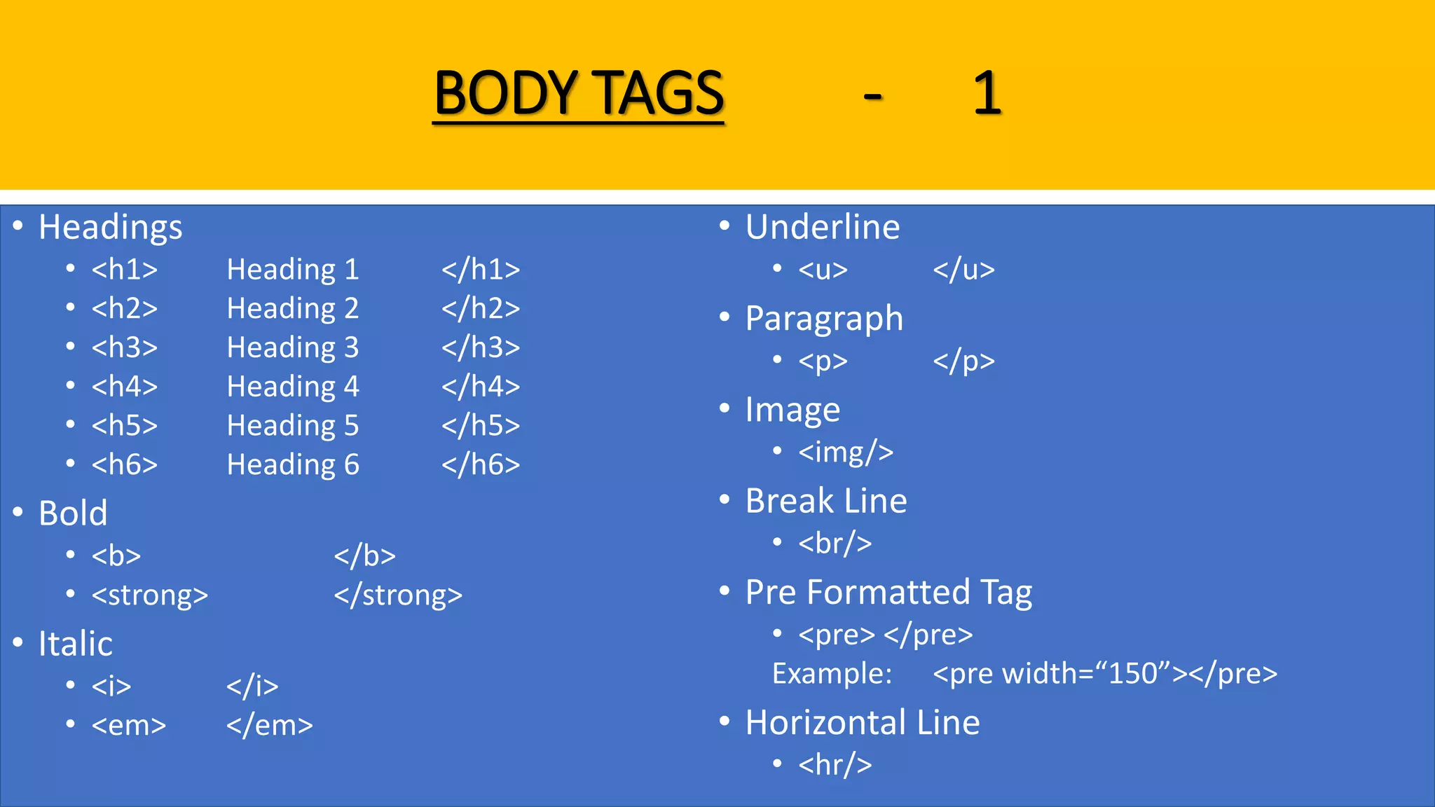 Html notes with Examples | PPTX