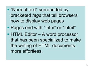 HTML | PPT