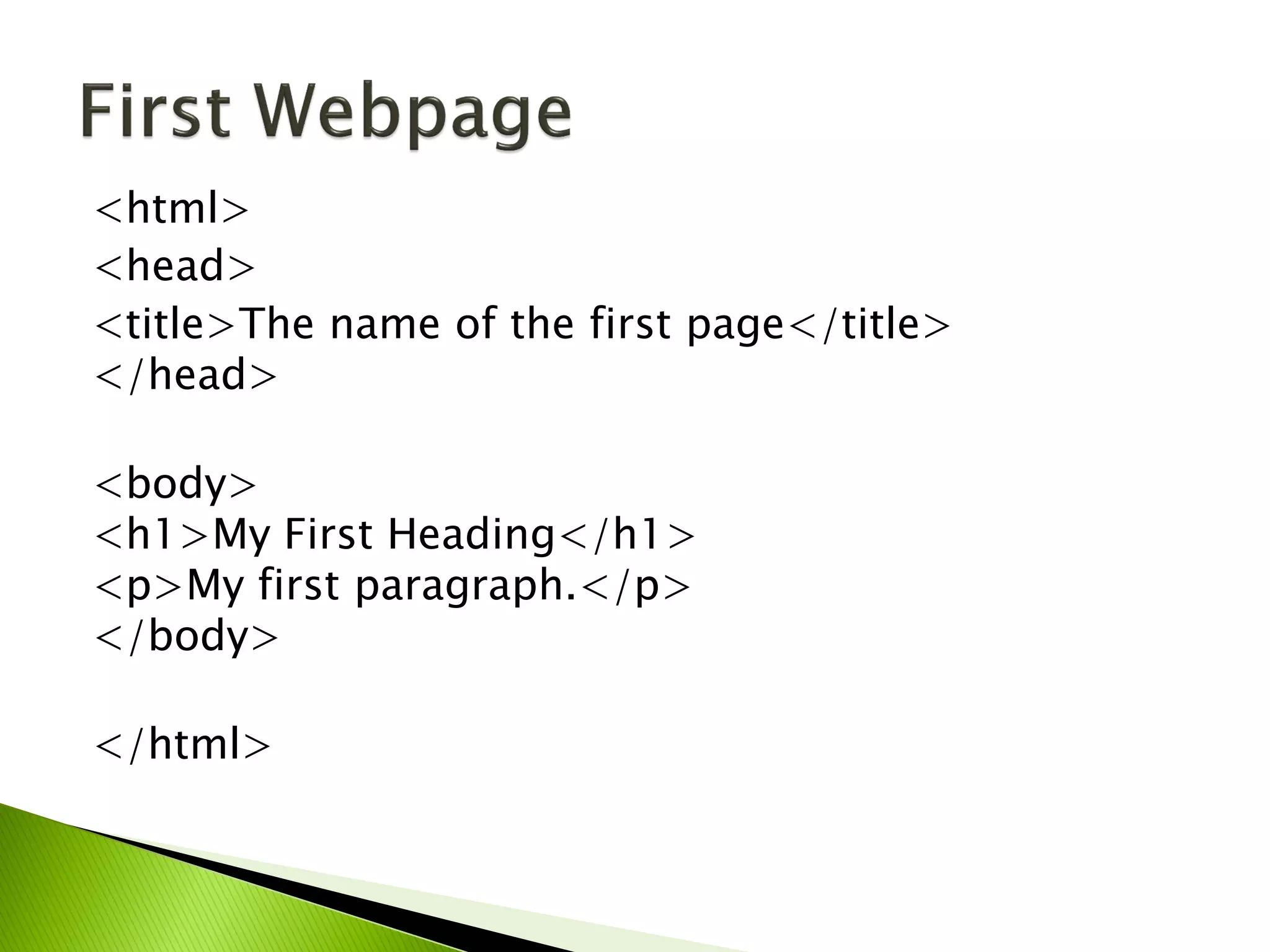 HTML-Hyper Text Markup Language | PDF