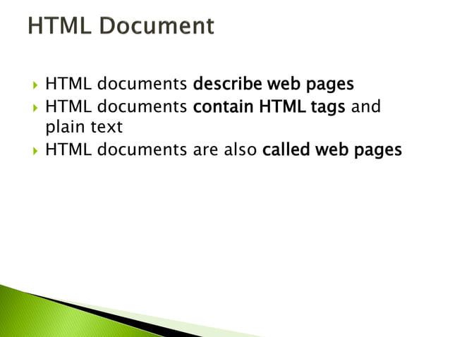 HTML-Hyper Text Markup Language | PDF