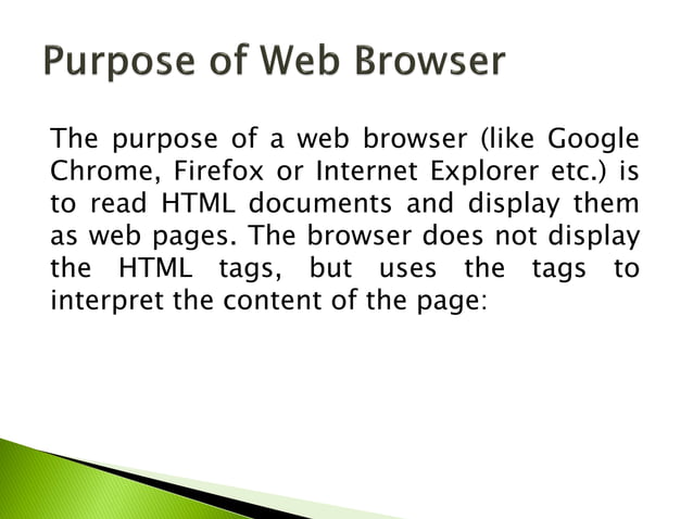 HTML-Hyper Text Markup Language | PPT HTML-Hyper Text Markup Language | PPT