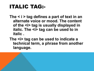 Html introduction | PPT