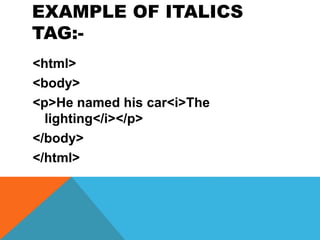 Html introduction | PPT