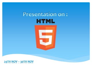 html.pptx | Web Design and HTML | Internet