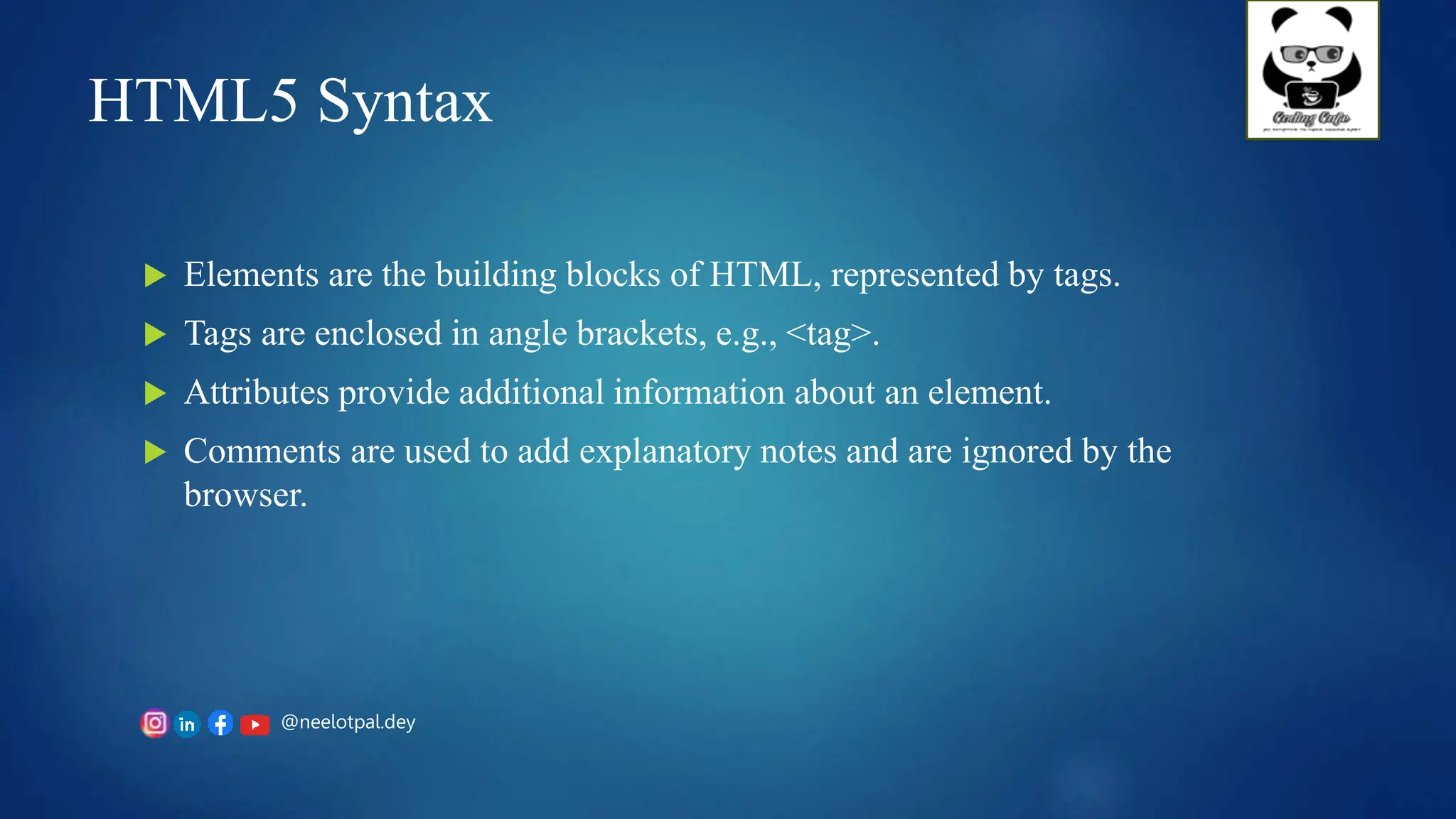 Introduction to HTML with syntax and tags.pptx